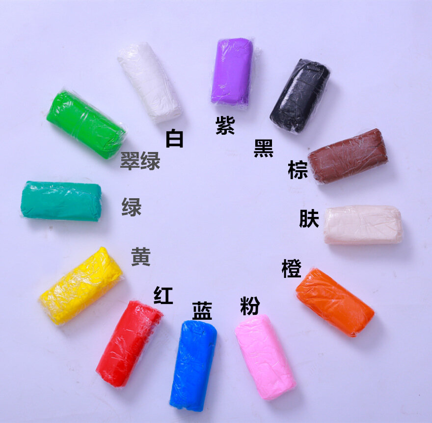 Кристальная смола для лепки 100 г, 12 цветов, мягкая глина без запекания, фигурка суккулента, хлебная глина, смола для лепки