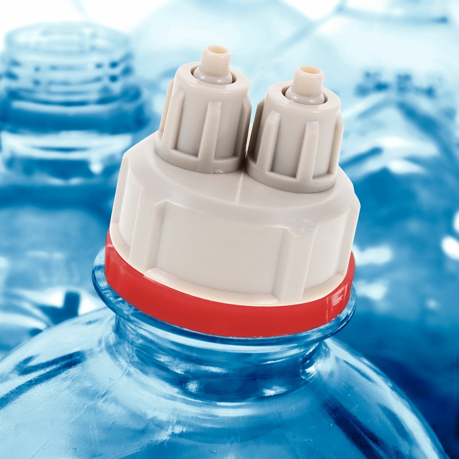 Комплект Из 2 Штук Система CO2 Для Аквариума Прозрачная Бутылка Для Генератора Диффузора DIY 3.30X3.30X3.00CM