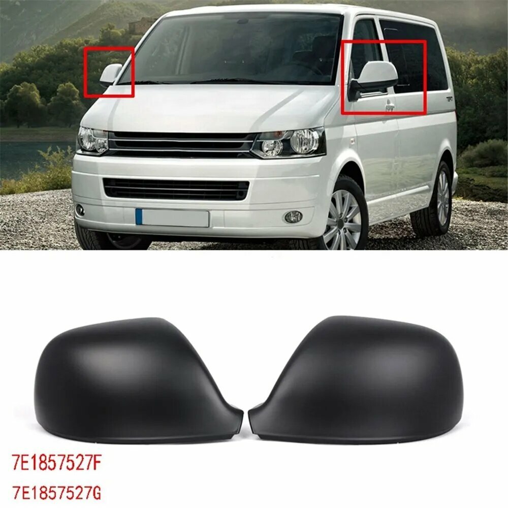 Для Transporter T5 Корпус Левого Зеркала Заднего Вида Матовый Черный