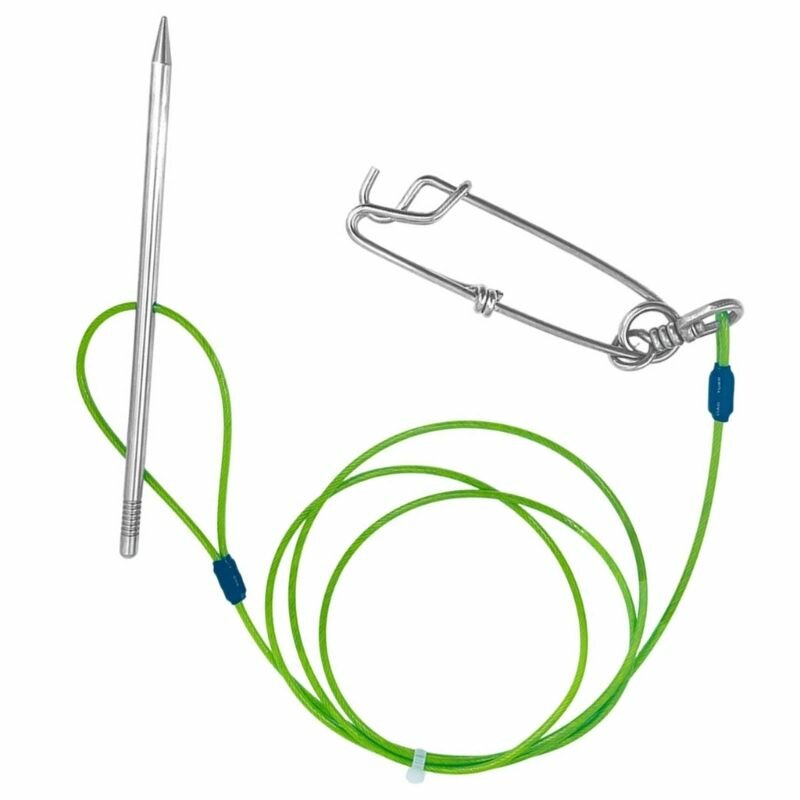 Рыбья пряжка Luya lock из нержавеющей стали с пряжкой для живой рыбы-Тип булавки-1 М