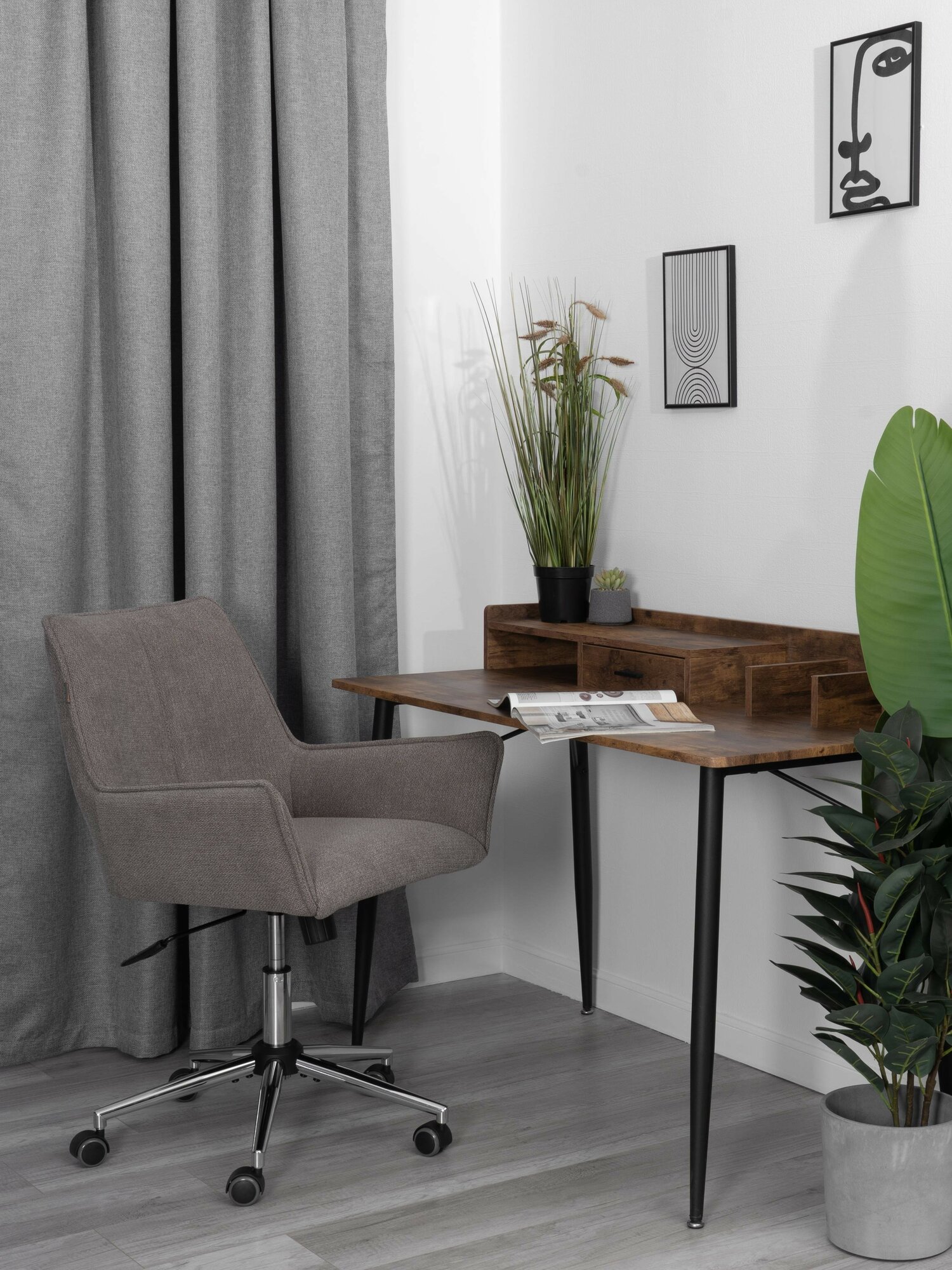 Компьютерное кресло TetChair Murano HYB, хромированная крестовина, велюр/букле, бежевое