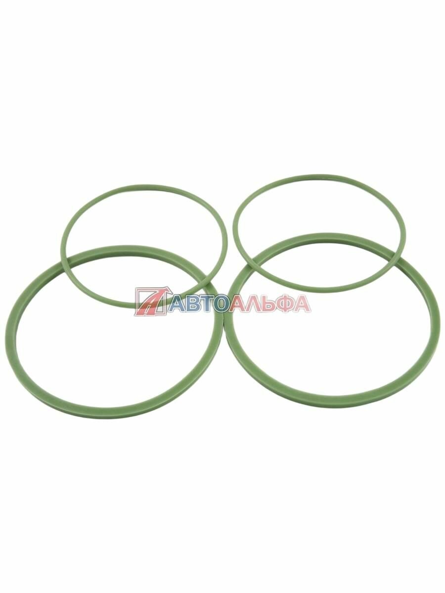 Ремкомплект масляного фильтра КАМАЗ Евро (2 наим, 4 детали) (силикон)