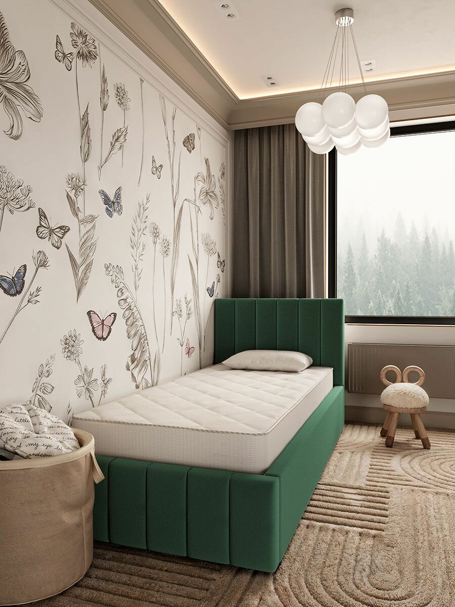 Микс Интерьер кровать Милан 90х200 с подъемным механизмом