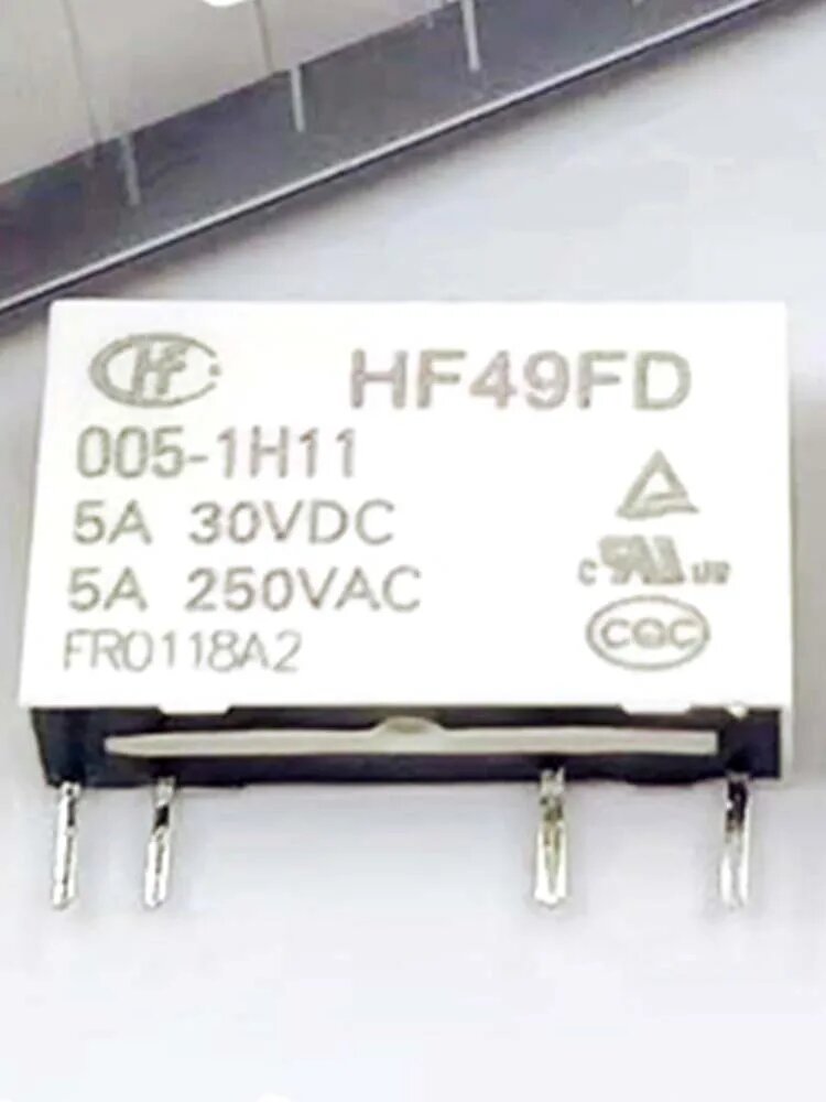 5 шт. твердотельное реле HF49FD 005-1H11 5В 5А