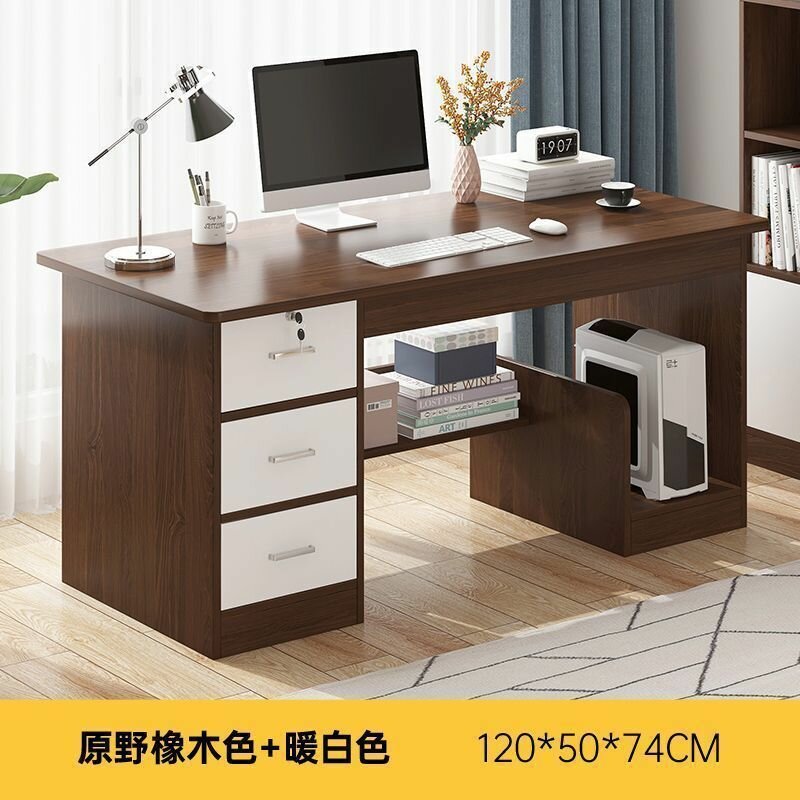Горячая распродажа【1006 человек добавили в избранное】Офисный стол для сотрудников, набор стола и стула, простой современный стол для начальника, рабочее место для одного человека