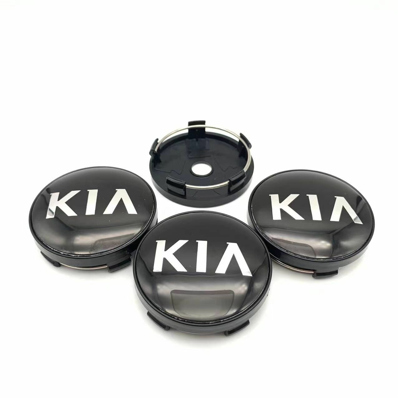 Колпачок на ступицу литого диска на автомобили KIA/Киа 60/56/10 мм 4 штуки.