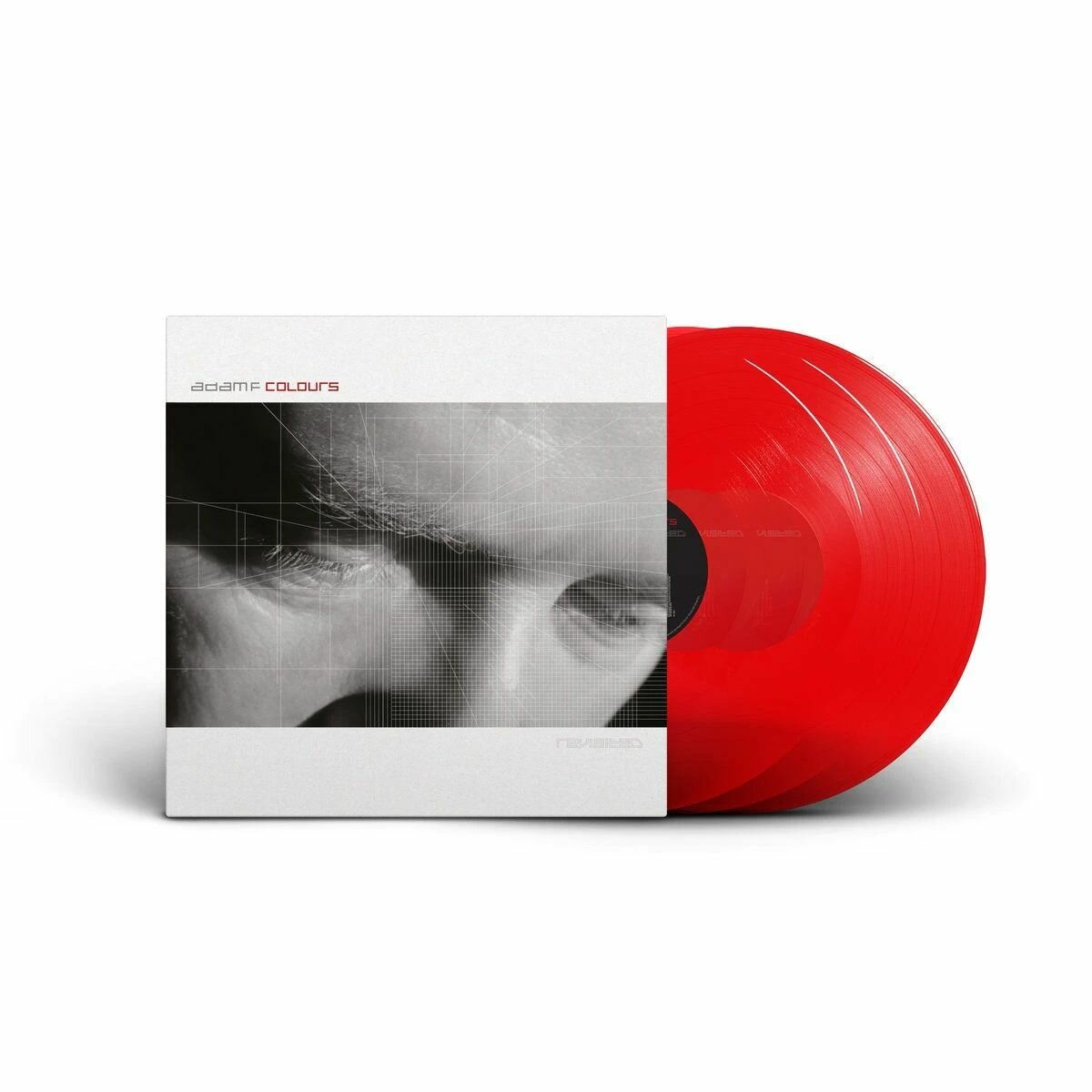 Adam F - Colours Revisited (coloured) (3LP) 2025, WAS, Red Transparent Vinyl, Фирменная виниловая пластинка