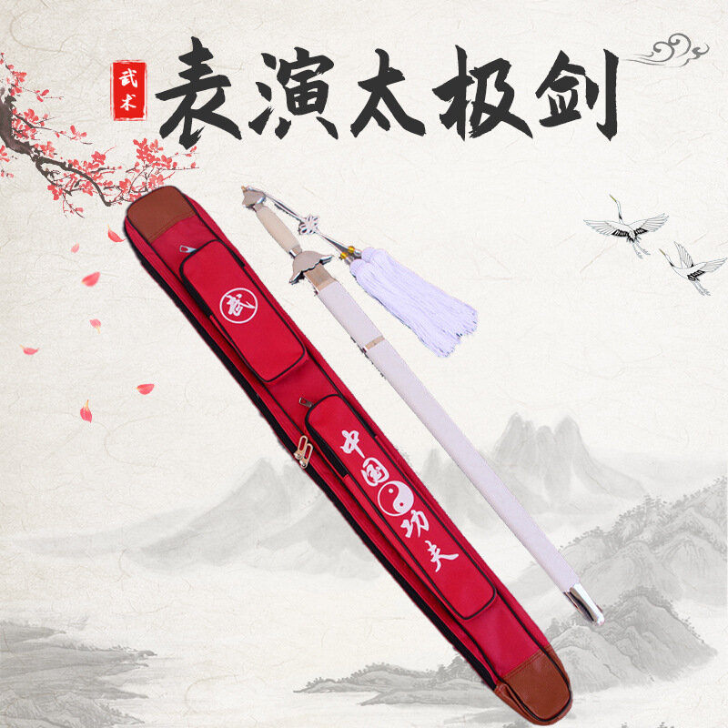 Танец с мечом Тай Чи, мягкий меч для женщин, утренняя упражнение с мечом, мужской меч в древнем стиле, полужесткий звуковой меч для детей, боевые искусства, меч Тай Чи