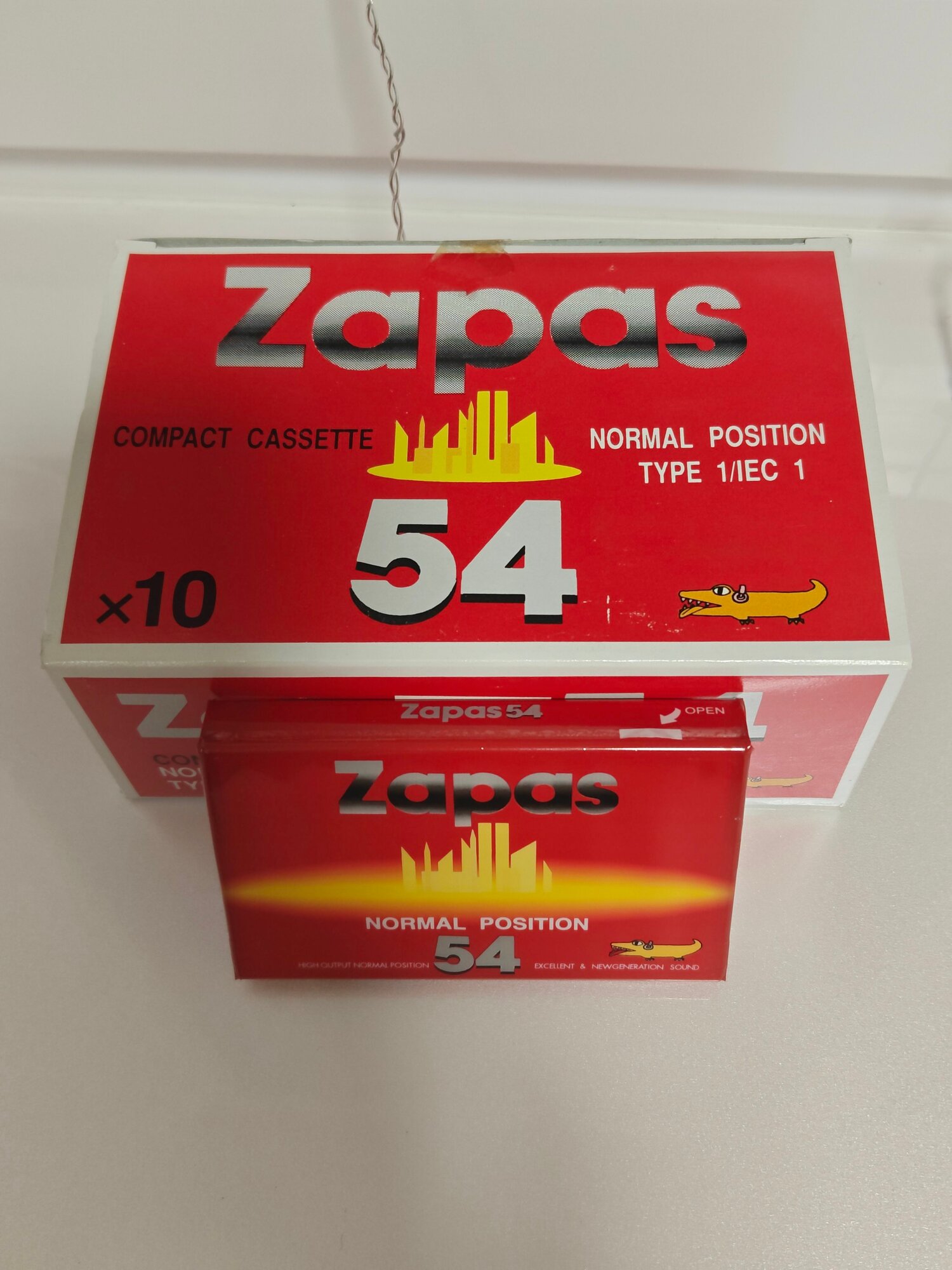 Аудиокассеты запечатанные ZAPAS 54 (10шт)