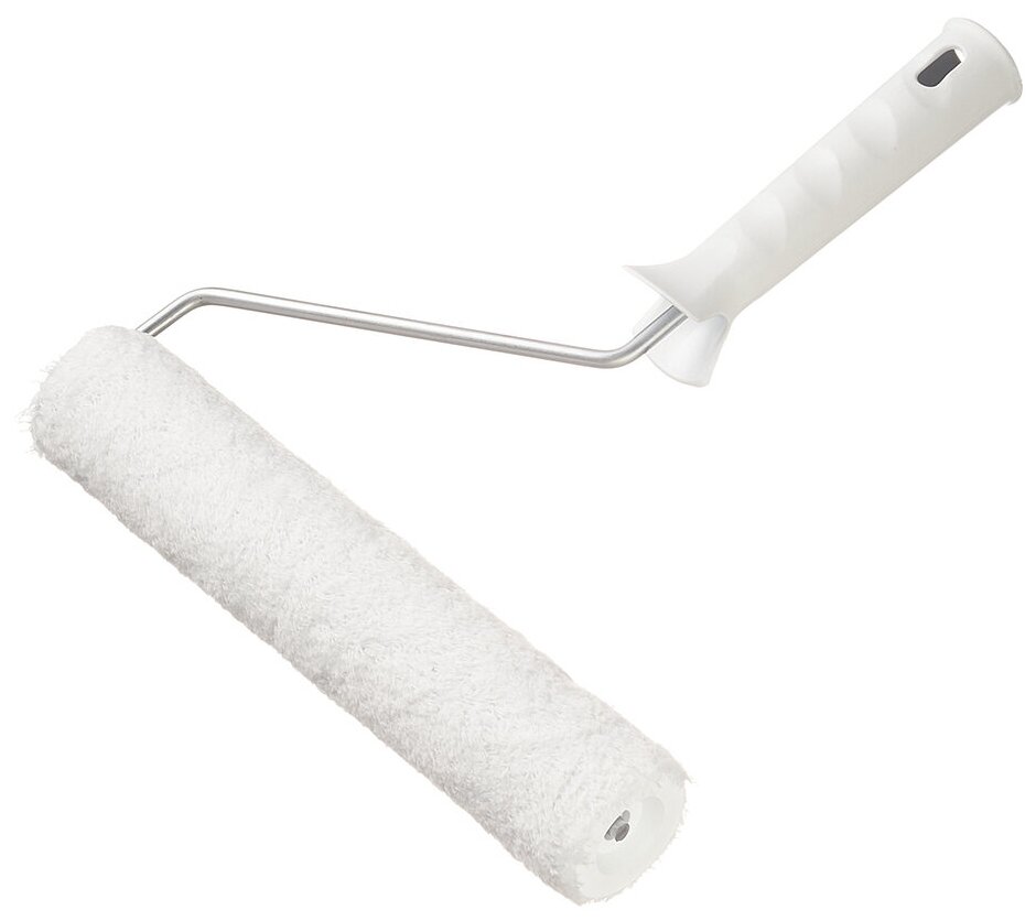 Валик искусственный мех 240 мм ворс 12 мм для красок и грунтов на водной основе с рукояткой