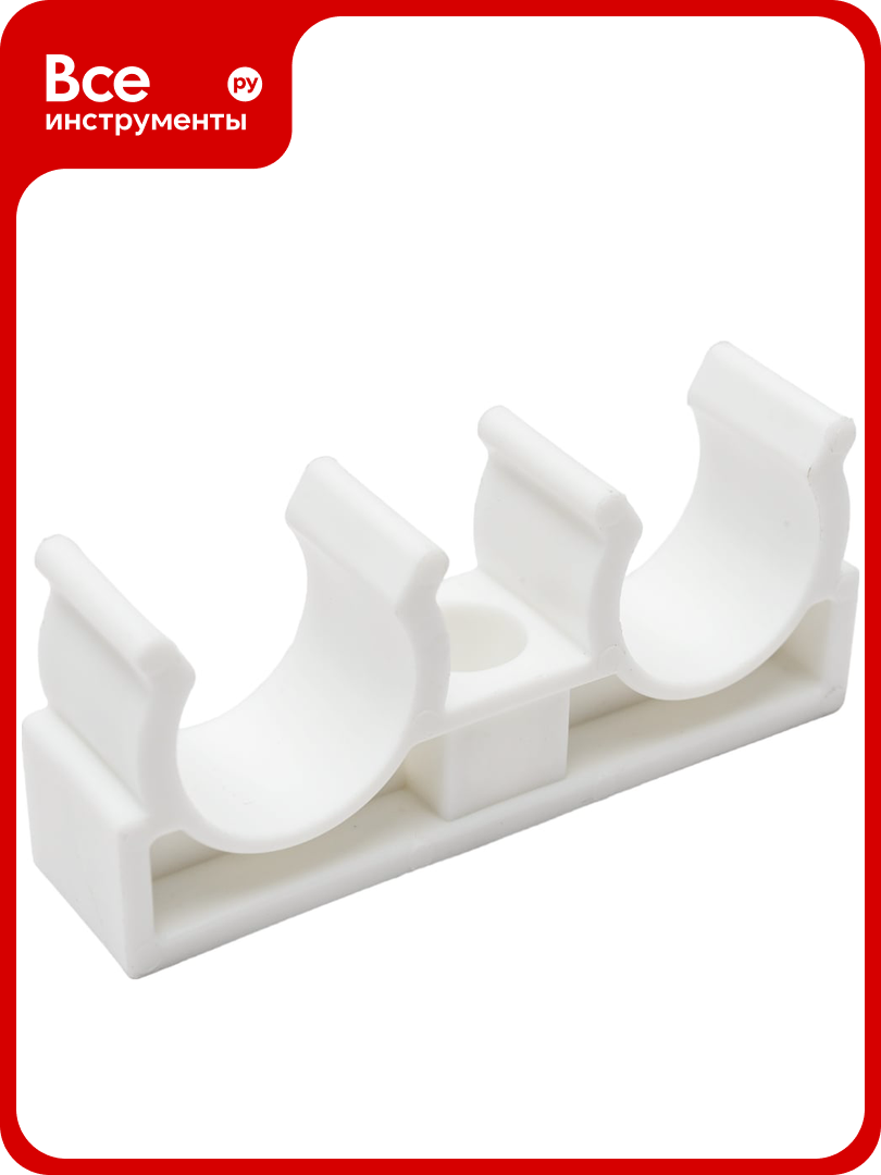 Опора для труб RTP двойная, D20 10721