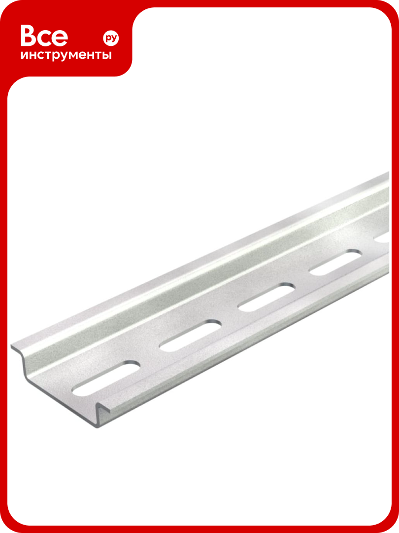 DIN-рейка перфорированная OBO Bettermann 35х7,5 2000 мм, FS 6840994