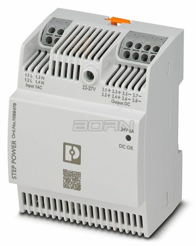 Источники питания Phoenix Contact STEP3-PS/1AC/24DC/5/PT арт. 1088478