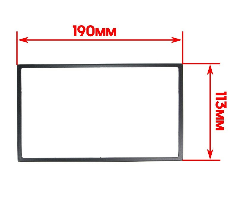 Переходная рамка для GAZ Газель Next, Chery Tiggo 2 din