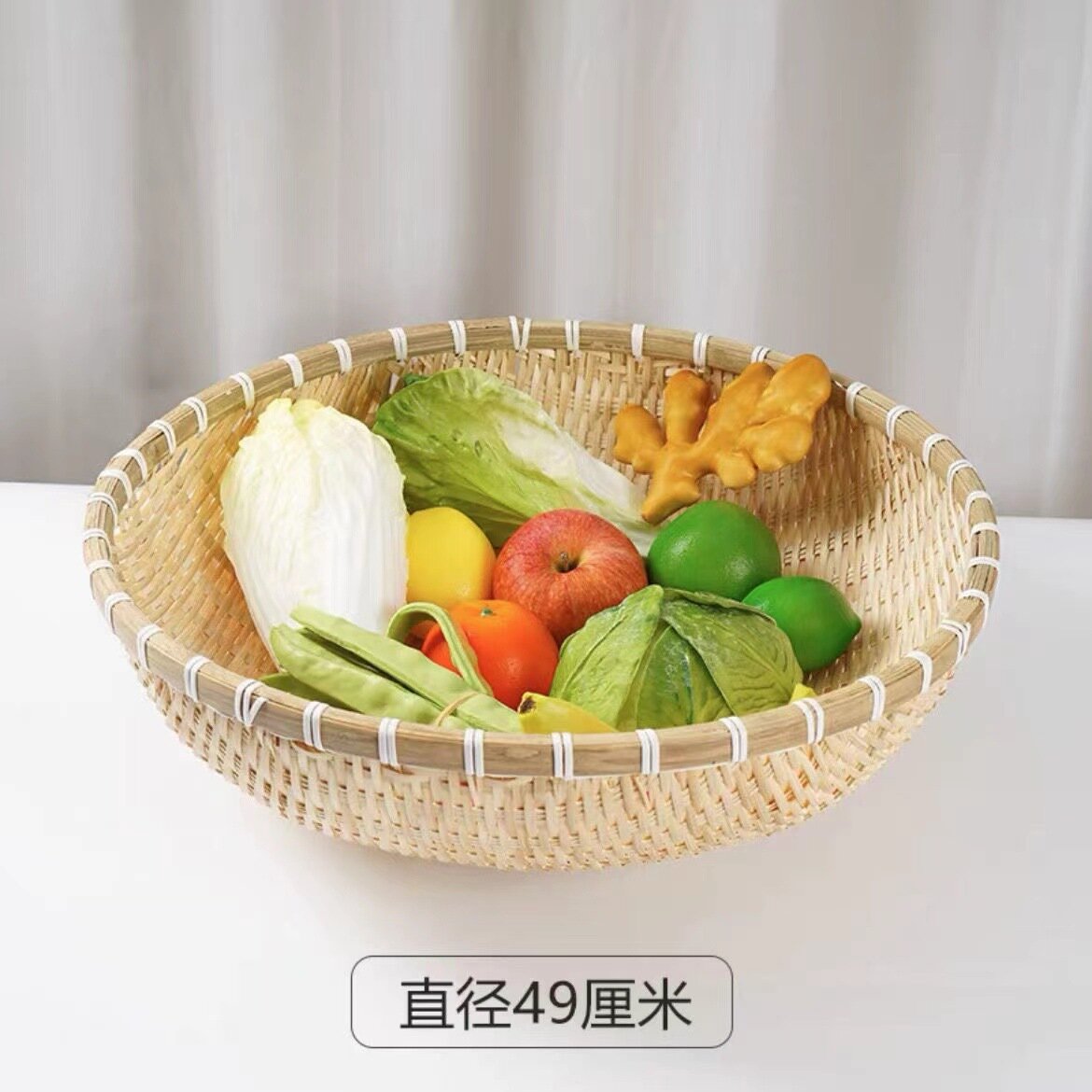 Бамбуковая плетеная совок для мусора, корзина для хранения булочек, бамбуковые изделия, плетеная корзина для мытья овощей, корзина для слива воды, корзина для мытья риса, фруктовая корзина, маленькая корзина