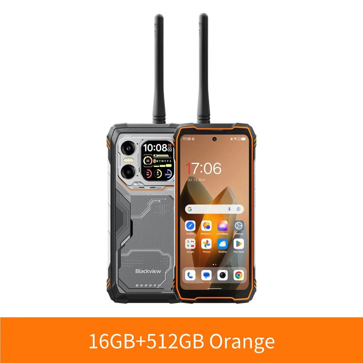 Смартфон Blackview Xplore 1 Walkie Talkie, 16/512ГБ, global