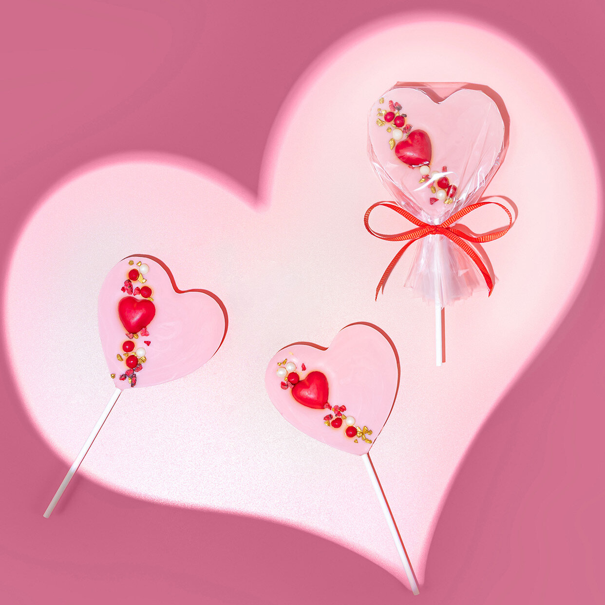 Медиант на палочке Сердце, Frenchkiss. для нее, день влюбленных, 14 февраля