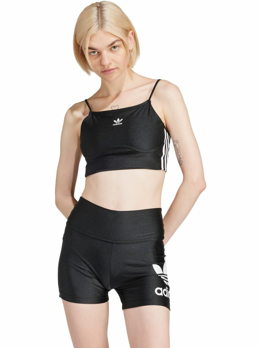 Топ спортивный 3-Stripes Bra Long-Sleeve Top W