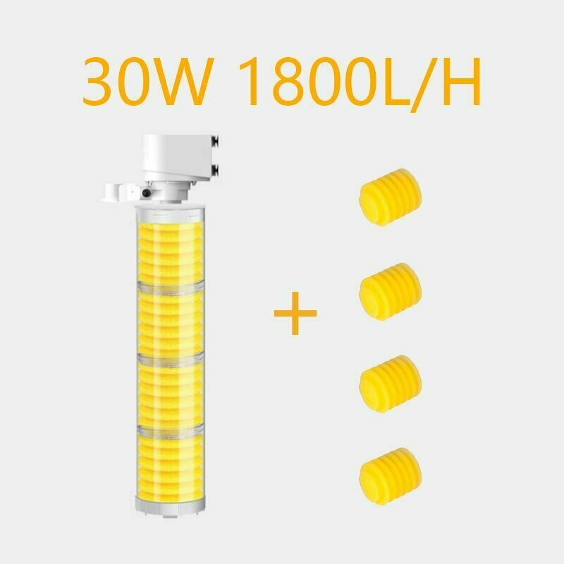 Новый встроенный фильтр для аквариума SOBO, 30 Вт, 1800 л/ч, кислородный взрыв, выход для воды в виде утконоса, встроенная губка, дополнительные 4 шт, подходят для аквариумов 60-90 см.