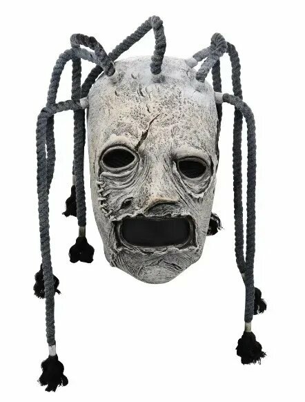 Маска группы Slipknot, Карнавальная маска, подходящая для фестивалей и представлений, серая, 1 штука