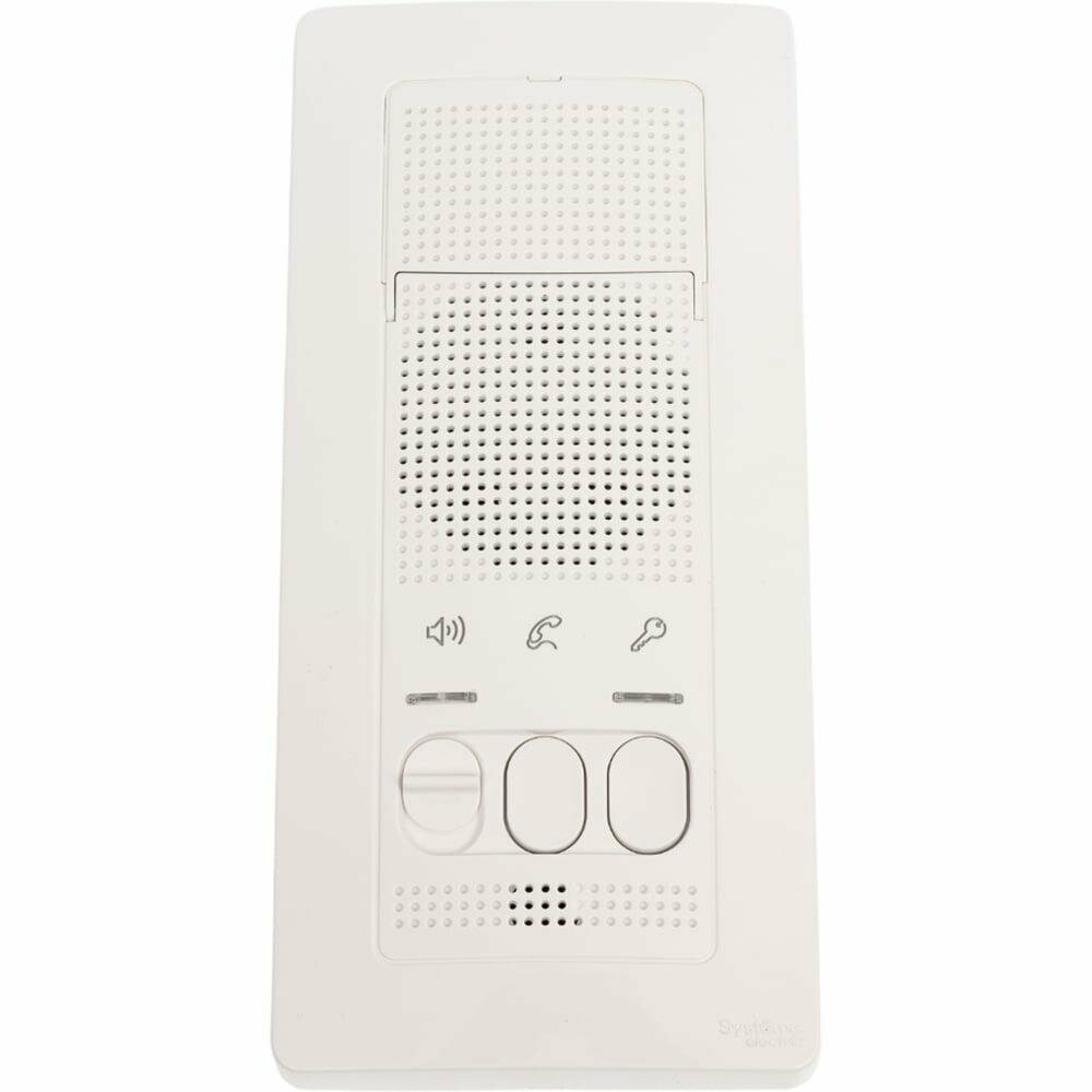 Переговорное устройство домофон Systeme Electric (Schneider Electric) BLANCA настен. монтаж, 4,5В, белый BLNDA000011