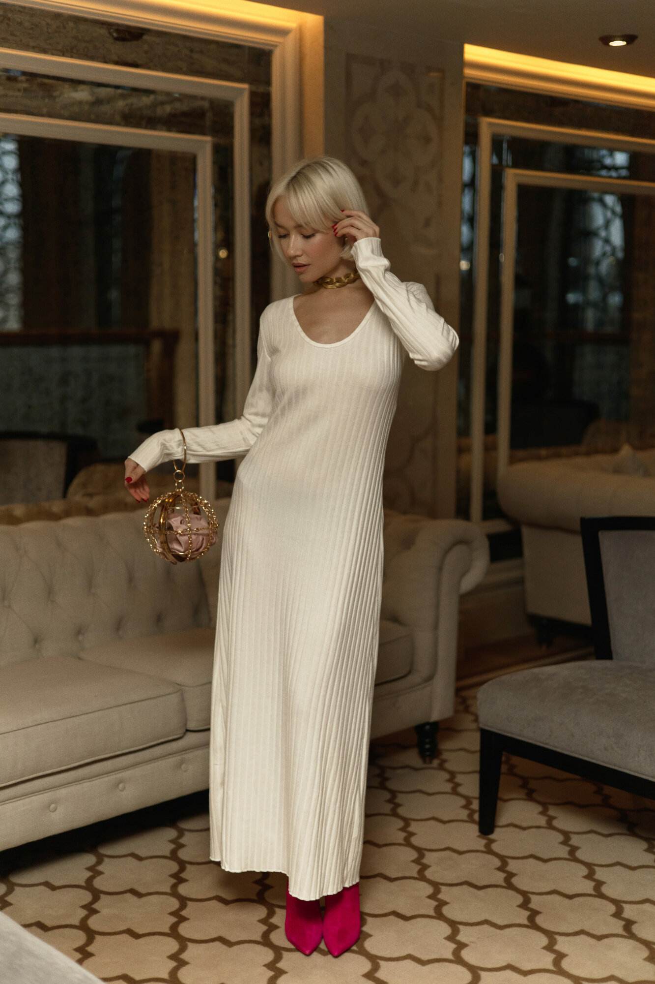 Платье Осень-зима 2024