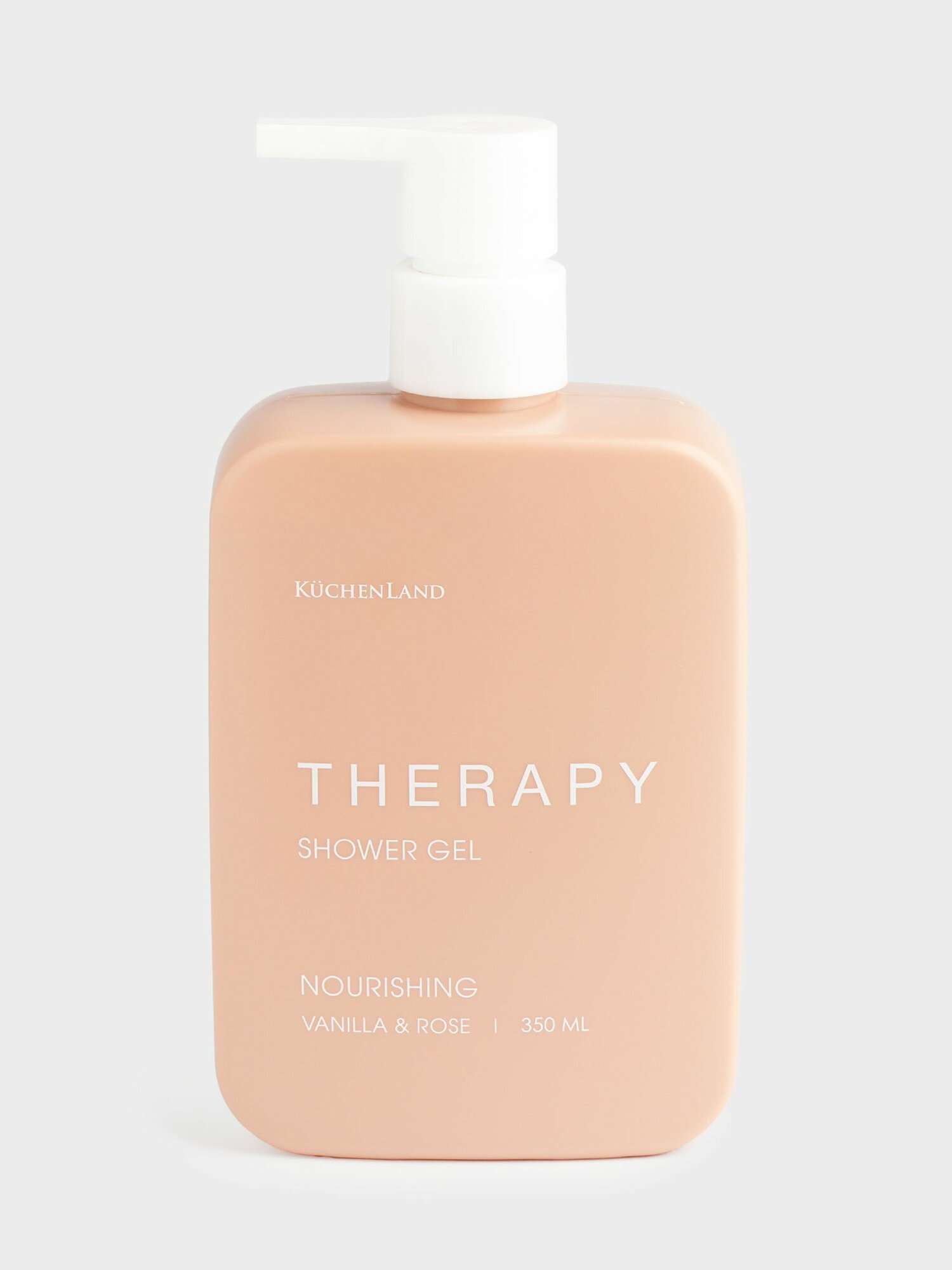 Гель для душа, 350 мл, питательный, Ваниль/Роза, Therapy, Kuchenland