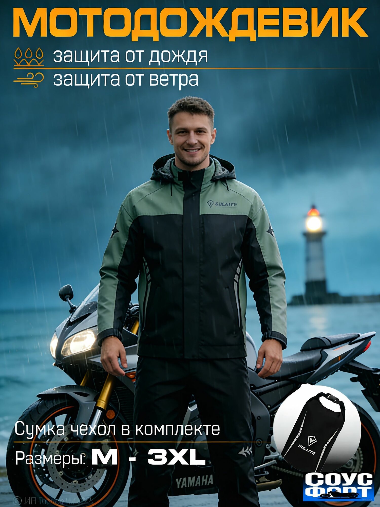 Мотокостюм Модная мотоциклетная куртка-ROMIKY