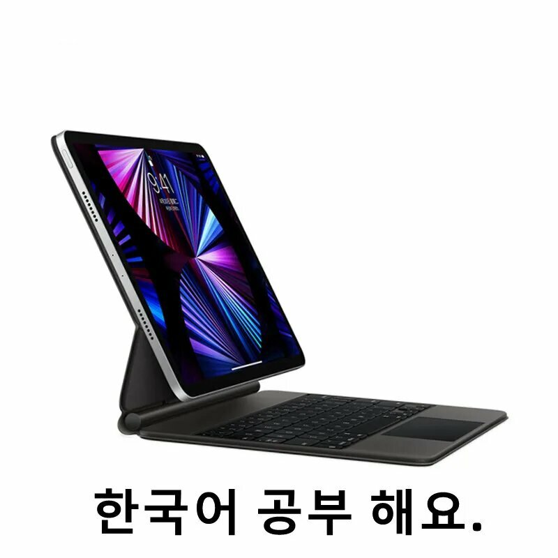 AJIUYU Магнитная клавиатура для iPad iPad 10th 10.9, Korean