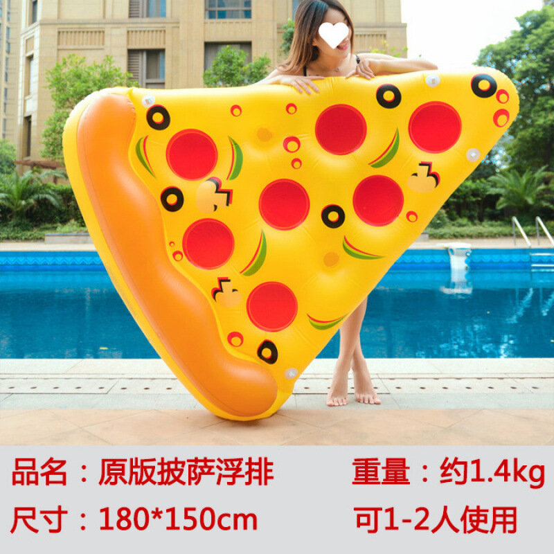 Надувной водный плот в форме арбуза, ананаса, радужной пиццы, кактуса, плавающая кровать, плавательный круг, плавающая воздушная подушка-игрушка.