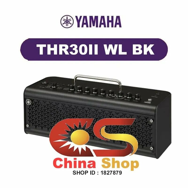 Yamaha THR30II WL BK Wireless Гитарный настольный комбоусилитель ( комбик ) для электрогитары / черный