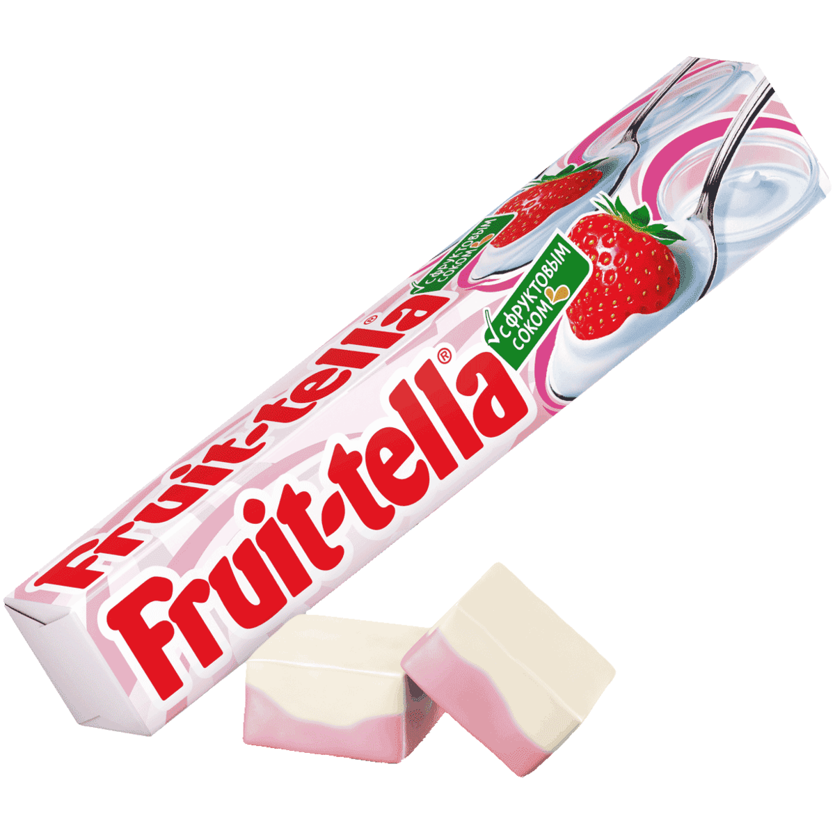 Жевательные конфеты Fruittella Клубничный Йогурт 41 г