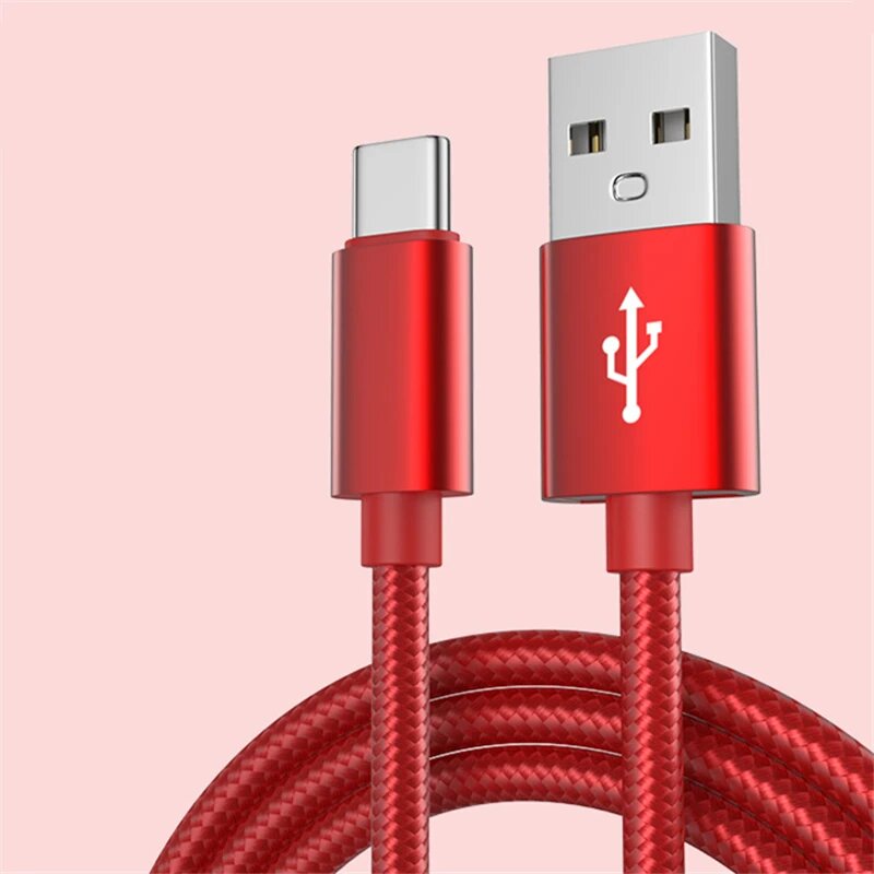 Кабель USB Type-C Для Быстрой Зарядки С Оплеткой Для iPhone 15/16/17 Pro Max, Samsung, Xiaomi, Redmi
