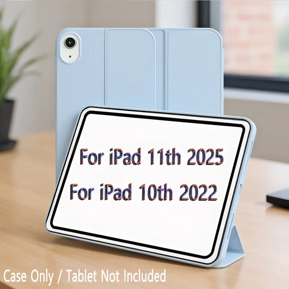 Голубой чехол-книжка для iPad 11 2025/iPad 10 2022