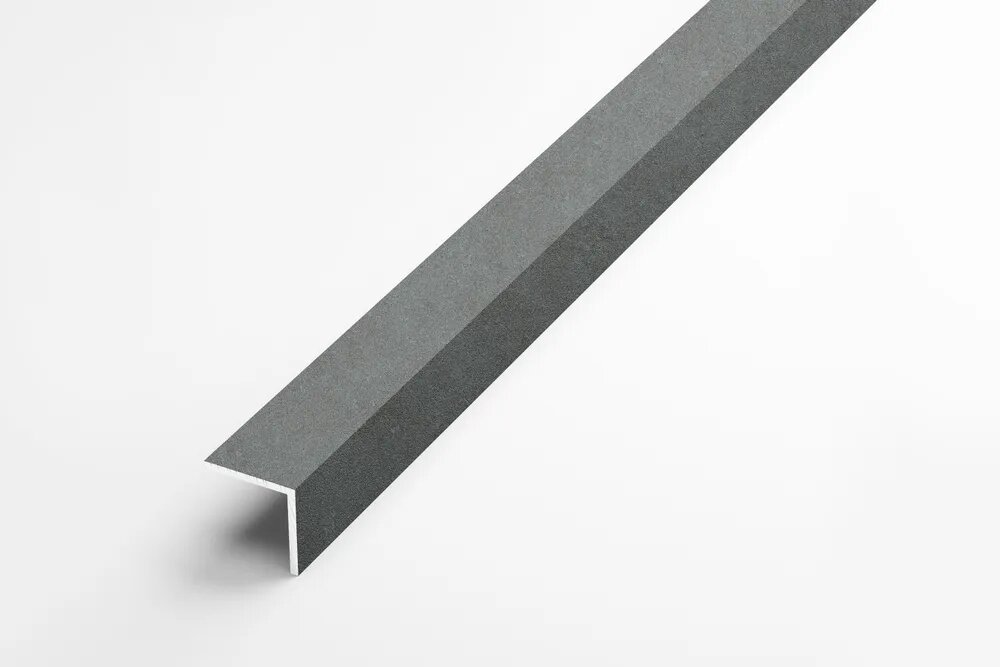 Уголок алюминиевый 10х10 мм, длина 2,7 м, профиль угловой внешний Лука УП 01-27, декор Бетон скай 059