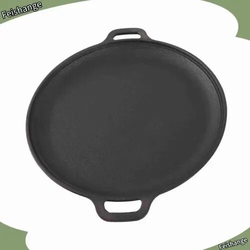 IKEA Сковорода чугунная круглая 1 шт для жарки и приготовления пищи черная