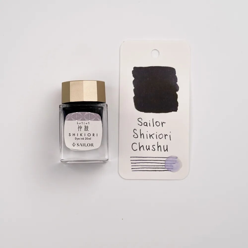 Sailor Shikiori Chushu Dye ink 20ml Чернила для перьевых ручек Японские чернила
