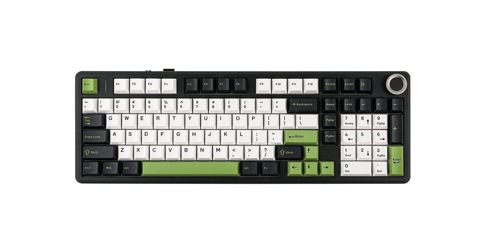 Механическая клавиатура Aula F99 Pro Glen of Green, Bluetooth 5,0/2,4 г, беспроводная/проводная, 99-клавишная, колпачки для клавиш Pbt, прокладка для горячей замены