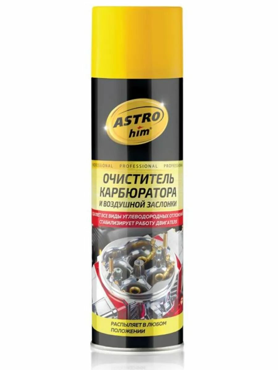 Очиститель ASTROHIM AC-1416 карбюратора и воздушной заслонки