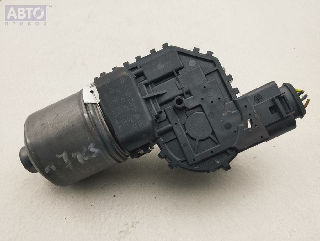 Двигатель стеклоочистителя переднего (моторчик дворников) Volkswagen Passat B5+ (GP)