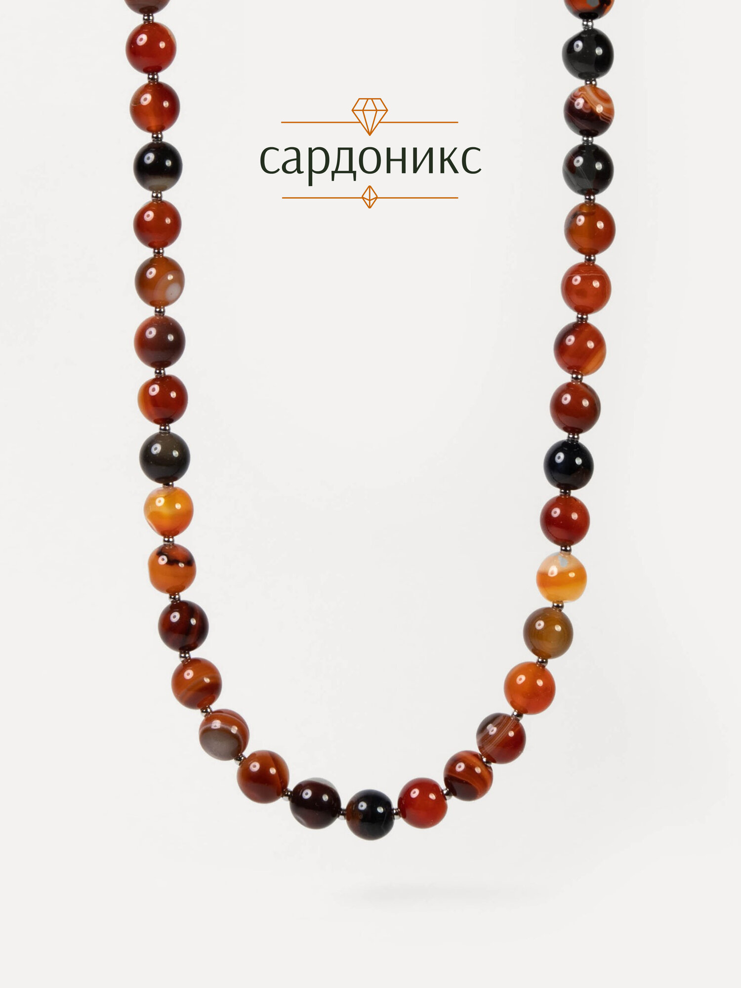 Колье BRANDLOVE, сардоникс