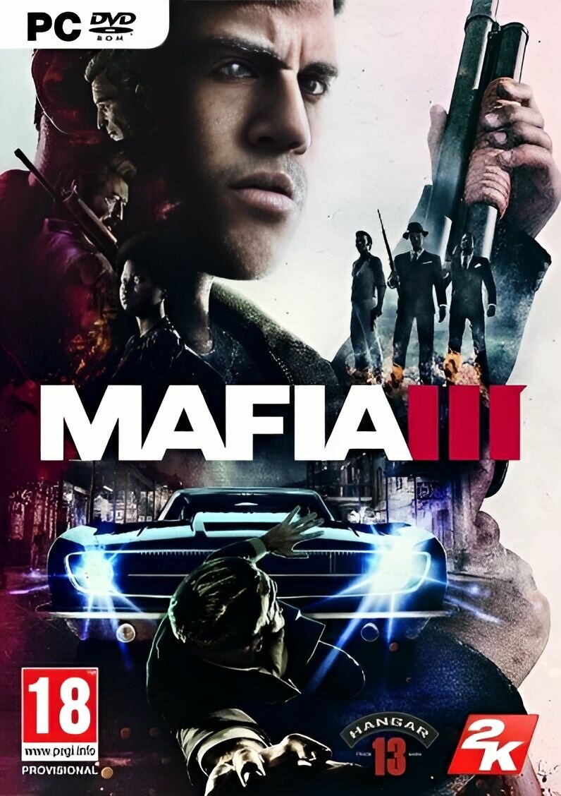 Игра Mafia III для ПК. DVD диск