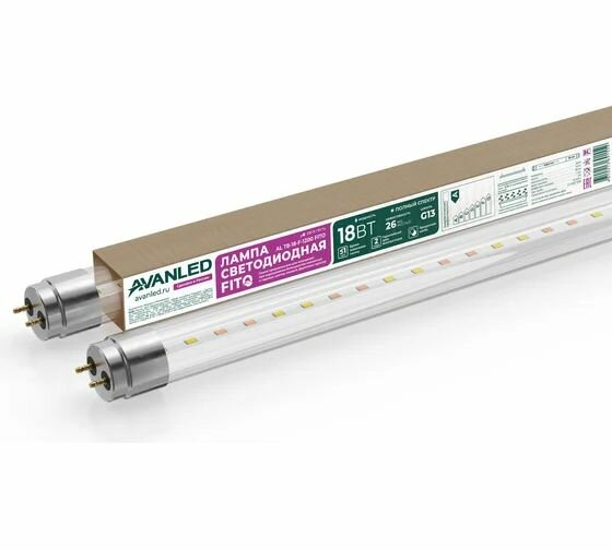 Фитолампа AVANLED AL Т8-18-F-1200 FITO