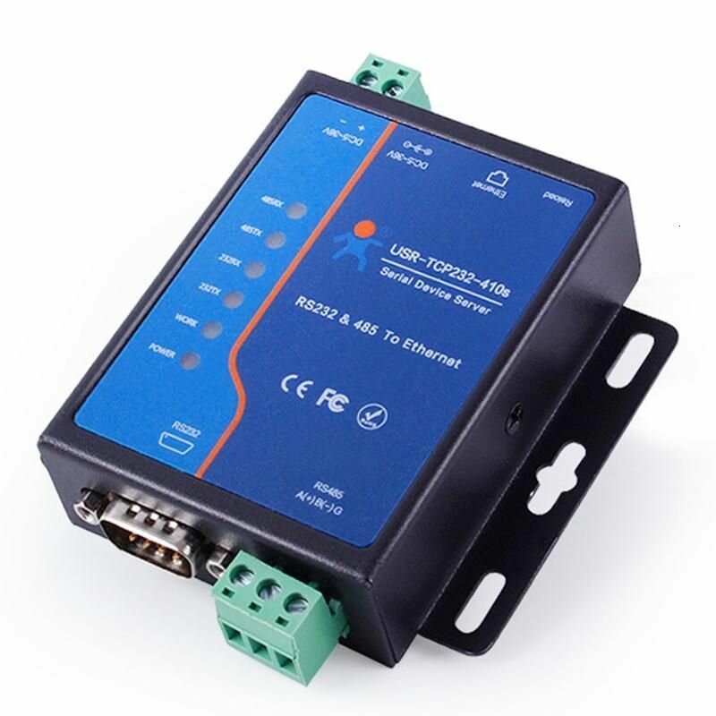 Serial Server RS232 и RS485 до 410S на основе протокола Cortex-M4 /IP