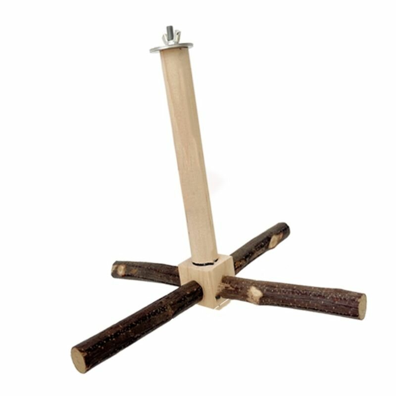 Деревянная вращающаяся подставка для интерактивной обучающей игрушки bird toy-базовая модель