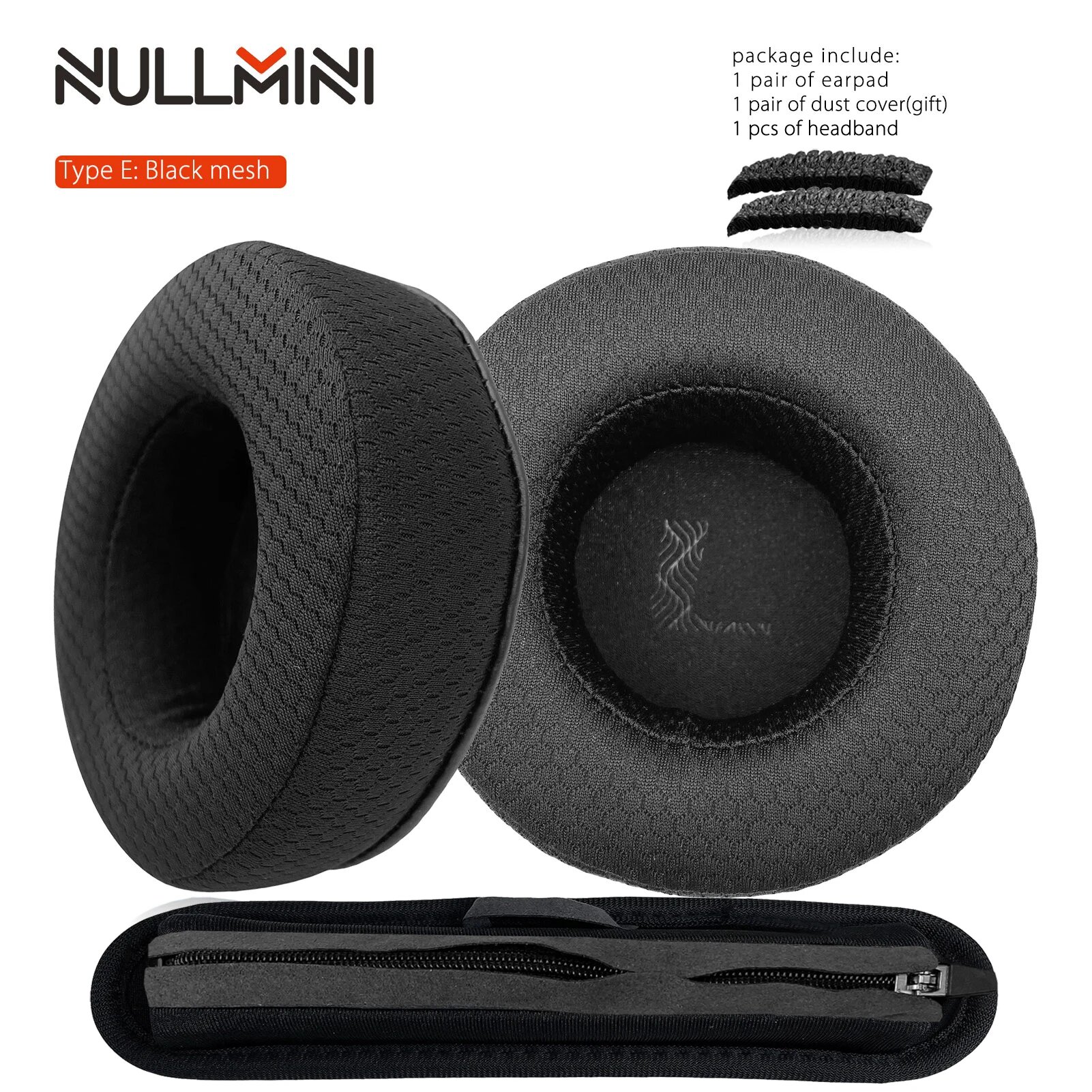 NullMini Сменные охлаждающие амбушюры для наушников Oneodio Studio PRO-10, 10H, PRO-30, Headband B