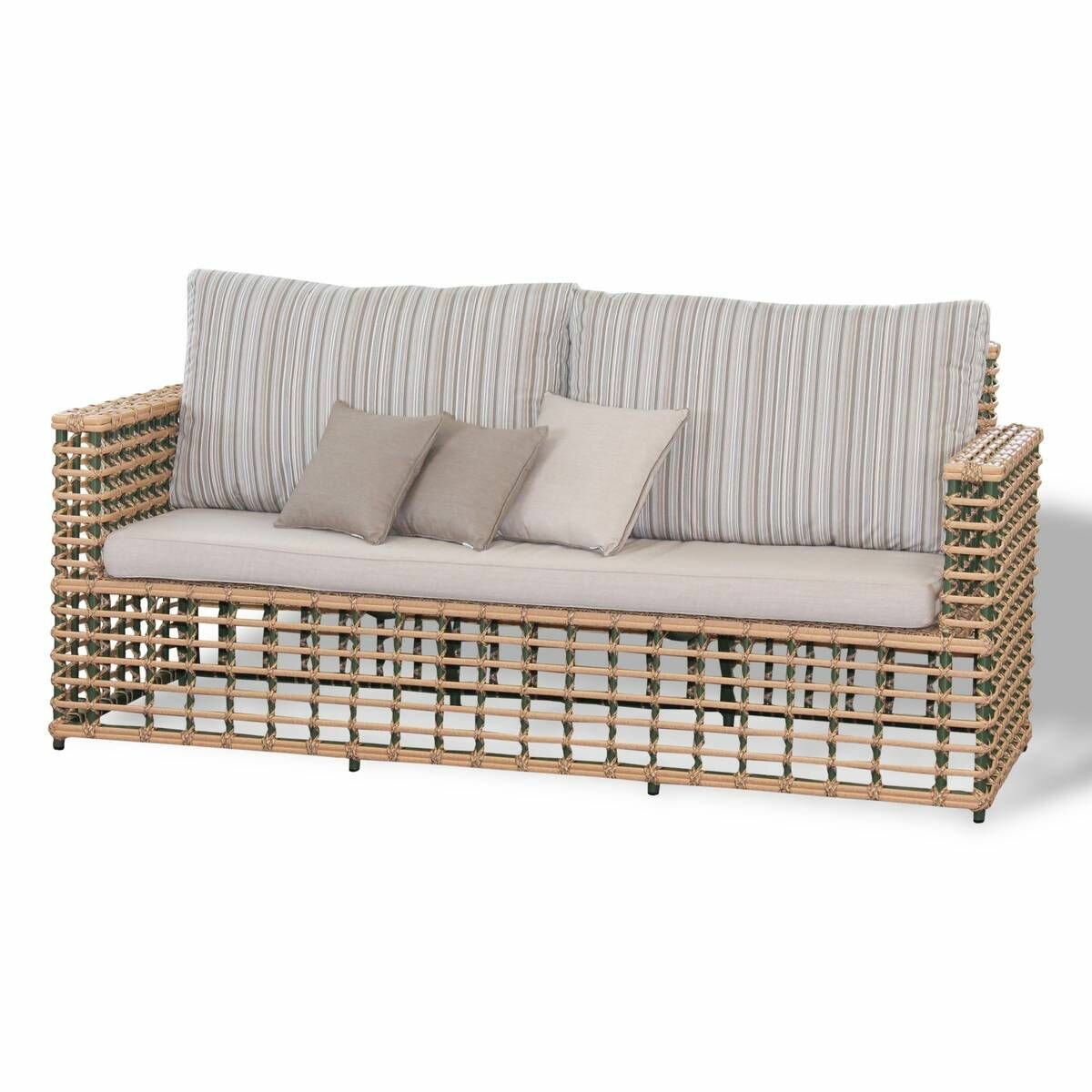 Диван уличный Династия от Malacca из искусственного ротанга