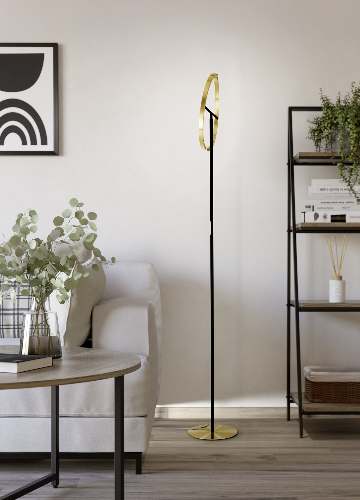 Торшер EGLO CASTELPOTO 901973, светодиодный, 2 лампы 8,8Вт, IP20