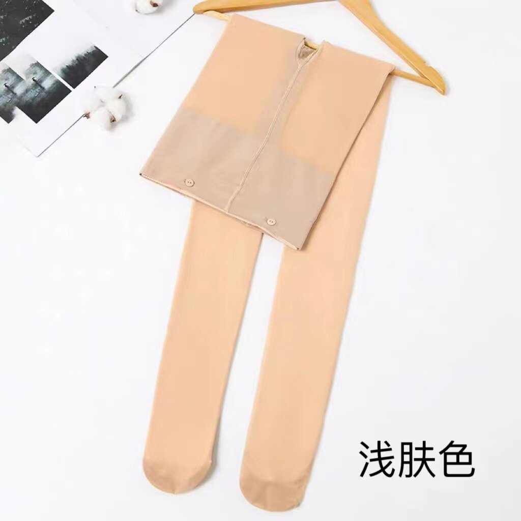 Модель 2025 года: женские двухслойные утепленные колготки с эффектом улучшения внешнего вида кожи, подходят для ношения на улице осенью и зимой, теплые и защищают от солнца.