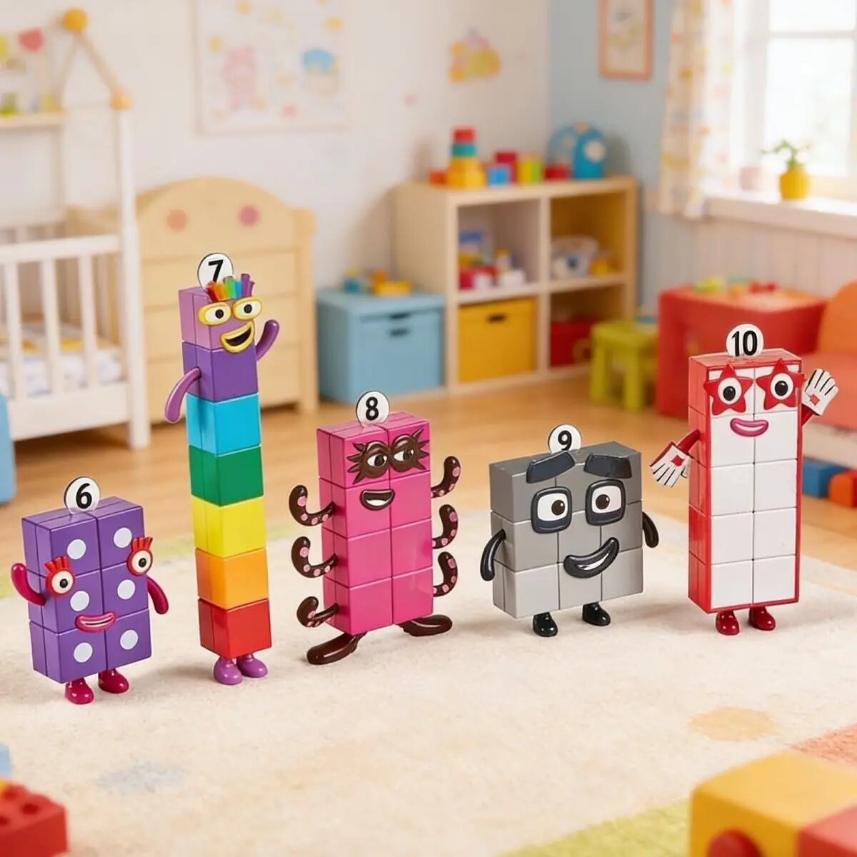 Numberblocks Фигурки 6-10, 5 шт.